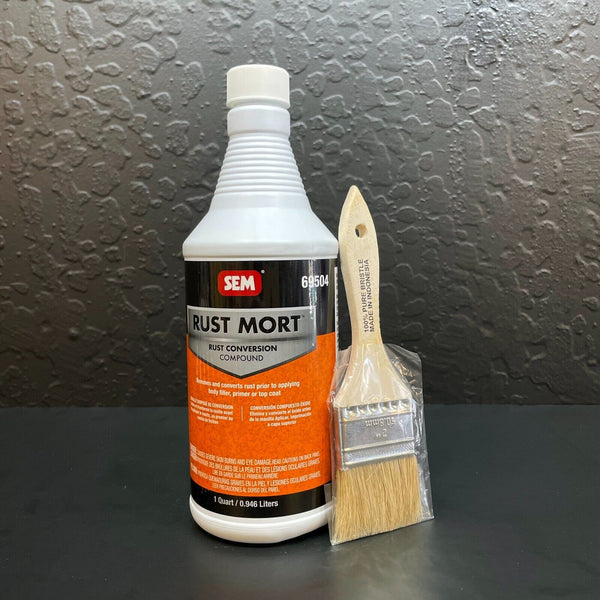 SEM 69504, Rust Mort, Rust Conversion Compound with 2" brush – AutofxMart